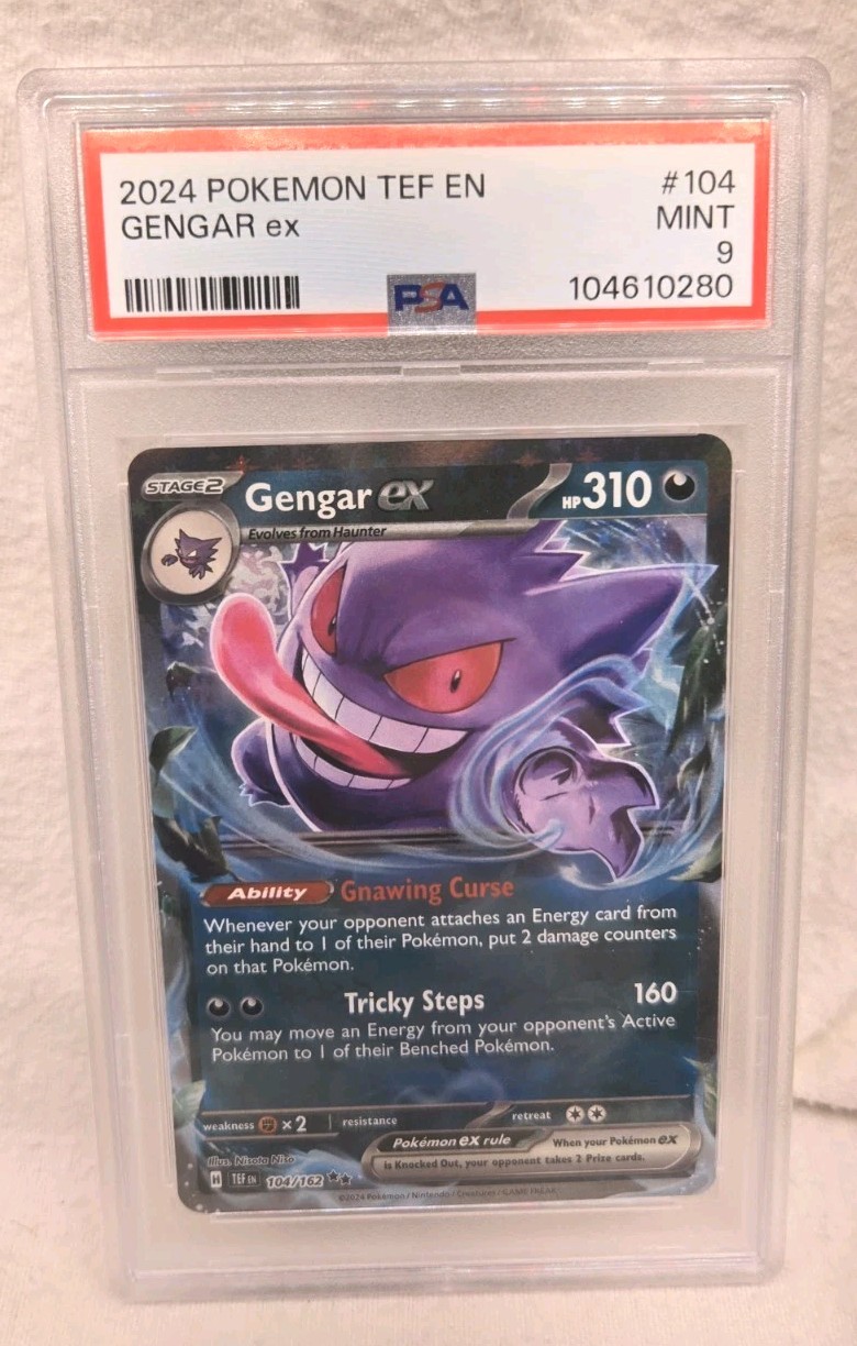 Gengar ex 2024 Scarlet & Violet: Temporal Forces #104/162 Double Rare ...