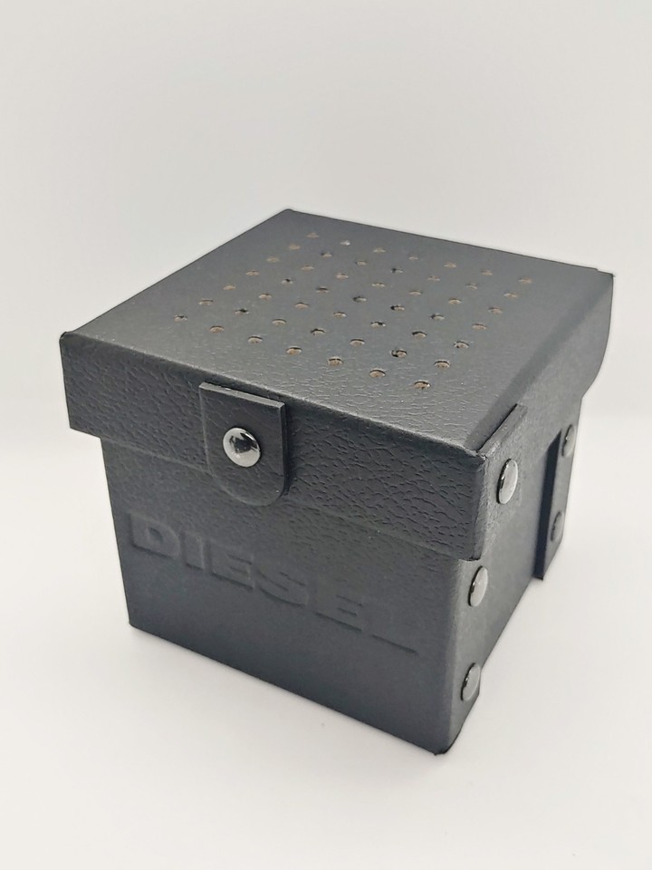 Diesel Mega Chief Men's Watch Black Dial Stainless Steel Chronograph ...