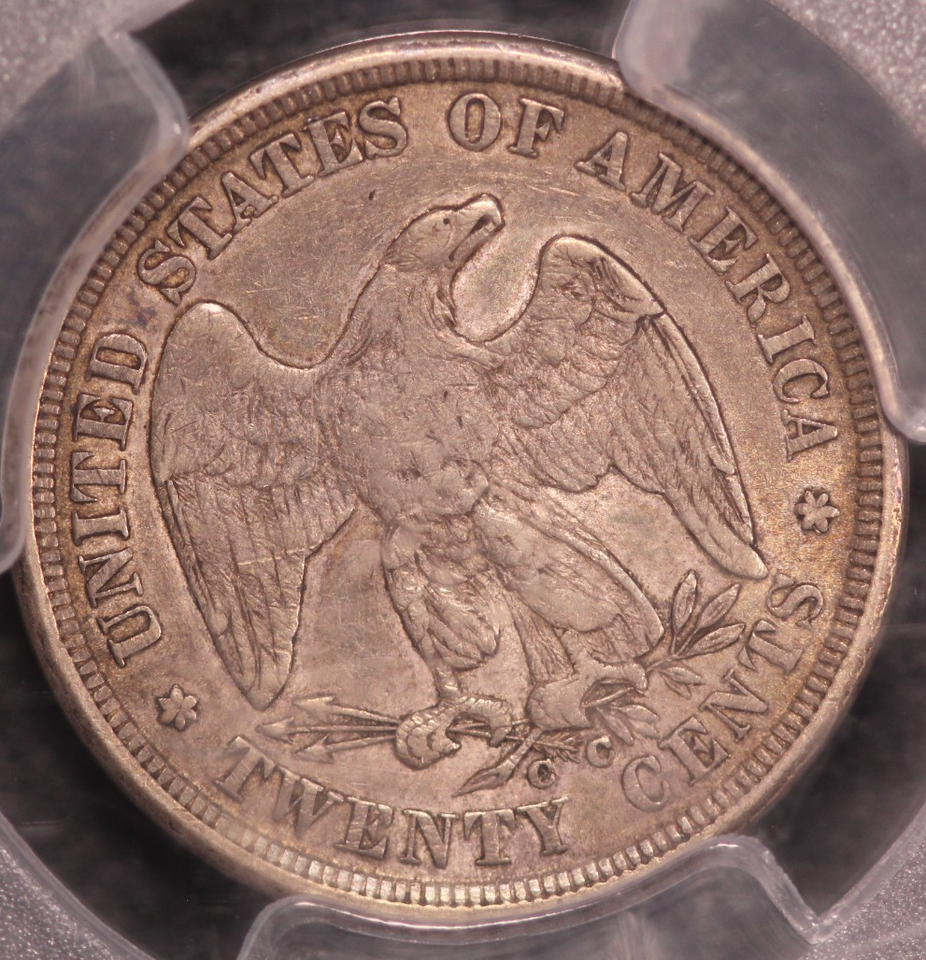 1875 CC TWENTY CENT PIECE | PCGS XF 40 | FRESH FROM BOSTON | LOT G-8 | eBay