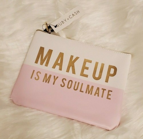 Ruby+Cash Faux Leather Makeup Bag & Organizer *NEW* Free Shipping | eBay