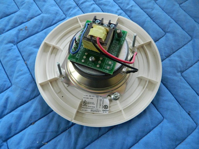 Simplex 4902-9721 25v/70vrms White Ceiling Speaker Fire Alarm 0626708 ...
