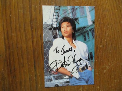 DUSTIN NGUYEN("21 Jump Street/VIP/Little Fish")Signed 3 x 5 Color Photo ...