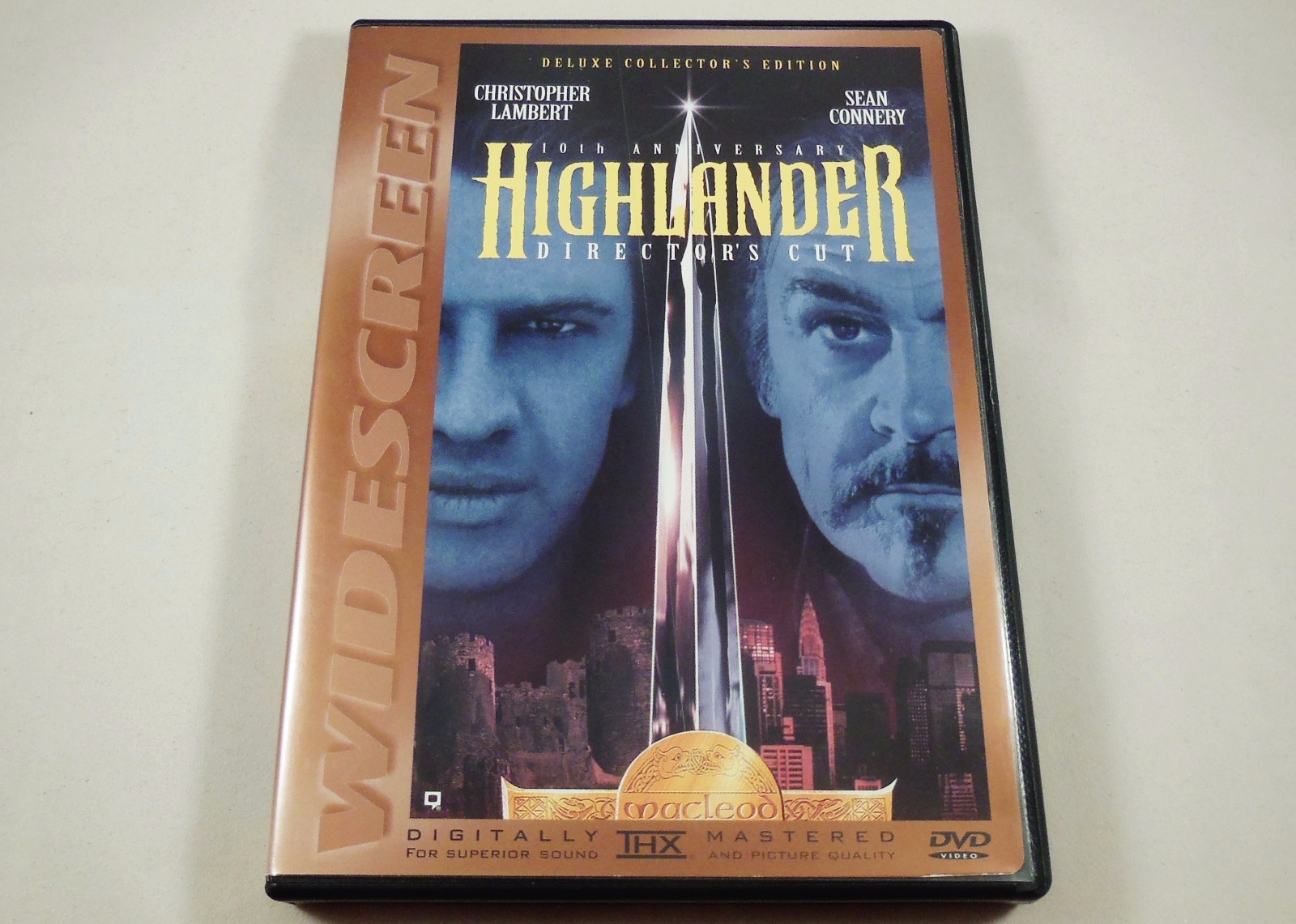Highlander DVD 10th Anniversary Director's Cut Christopher Lambert ...