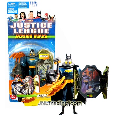 Year 2003 DC Comics Justice League Mission Vision 4.5" Figure BATMAN ...