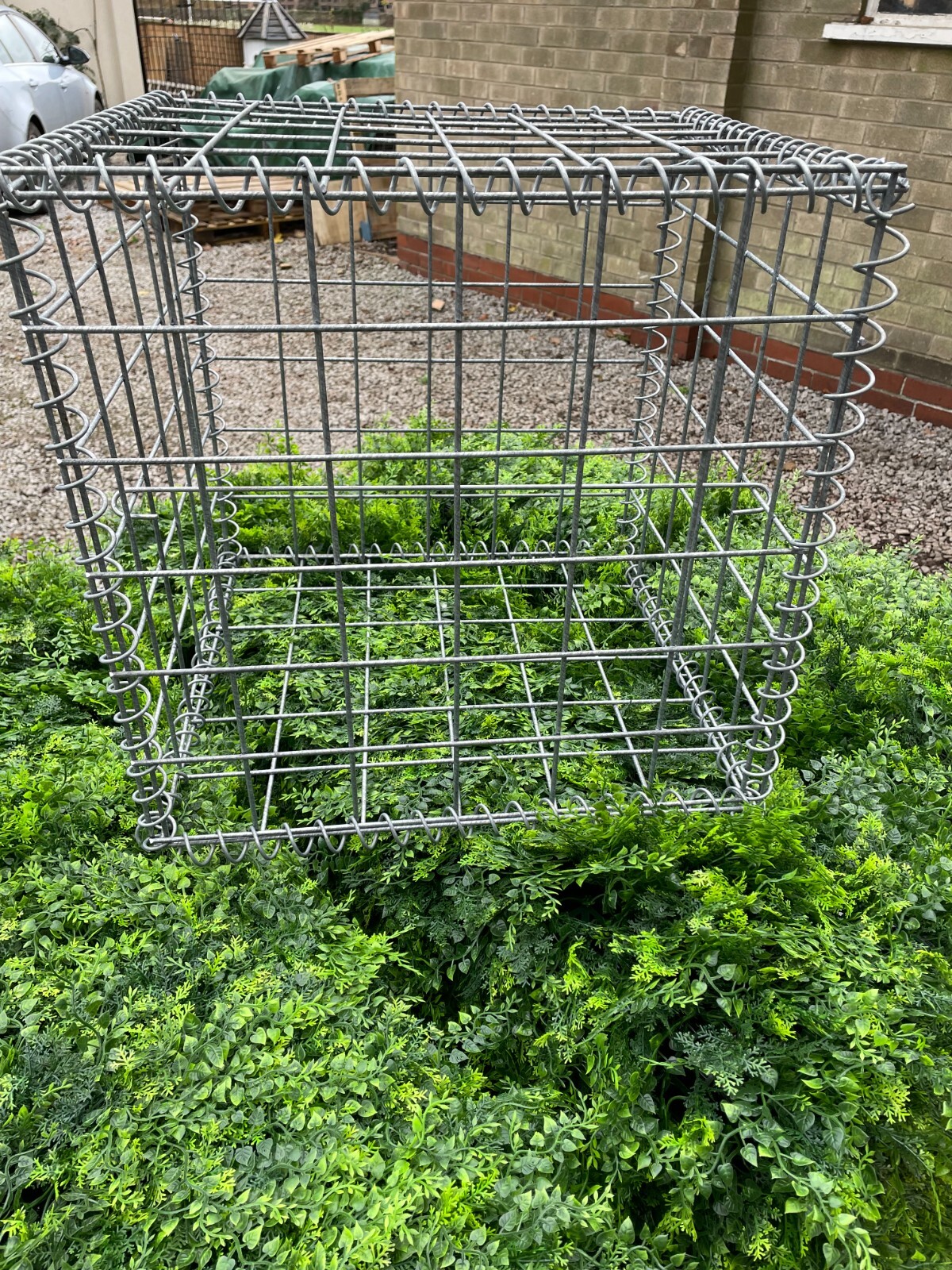 Gabion Basket / Cages Retaining Stone Garden Wall Heavy Duty 4mm wire ...