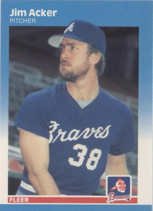 1987 Fleer - Jim Acker #509 Glossy for sale online | eBay