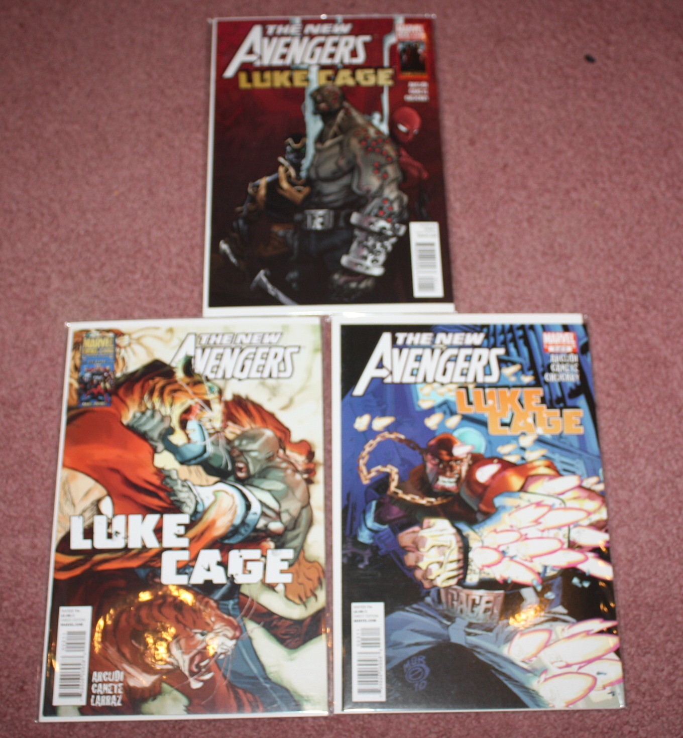 THE NEW AVENGERS: LUKE CAGE COMIC BOOK, ISSUES 1-3, COMPLETE SERIES | eBay