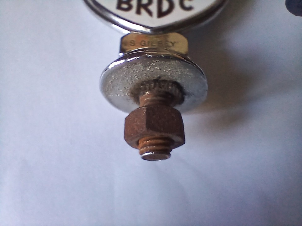 BRDC badge Stephen Gilbey.British racing drivers club badge. Motor ...