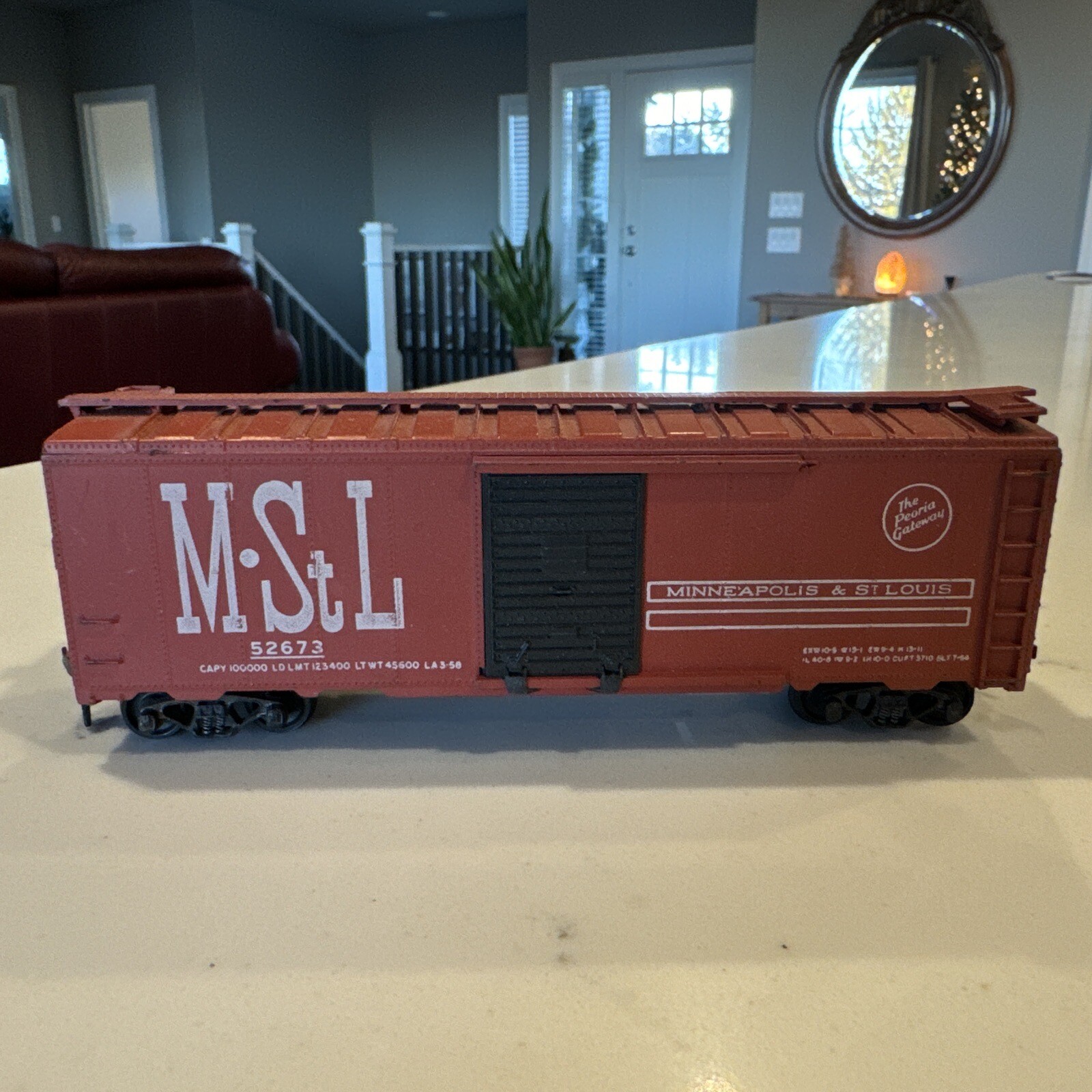 HO Scale Box Car Minneapolis & St. Louis MStL 52673 | eBay