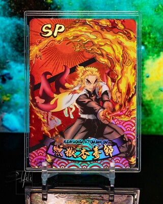 SP Rengoku Demon Slayer Trading Card Expert Kimetsu No Yaiba CCG Thick ...