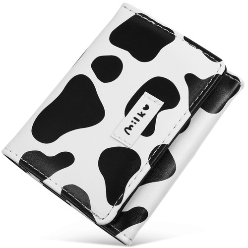 Cow Print Wallet Small Purse for Girls Purses Women Trendy Miss | eBay
