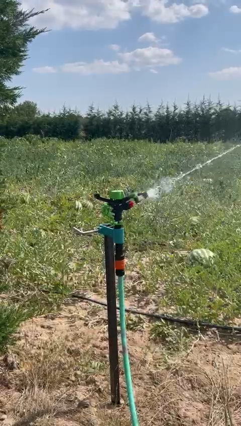 1 NEW YUZUAK ATOM 14 3/4" LONG THROW IMPACT SPRINKLER W/PATENTED WATER ...