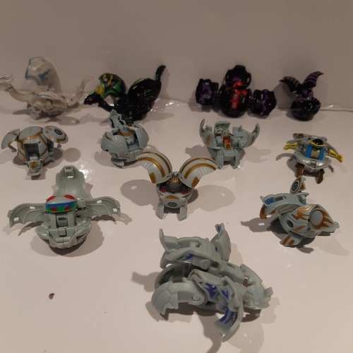 12 Bakugan Action Figures Toys Some Rare Preyas Dharkan Haos Battle ...