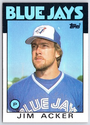 JIM ACKER 1986 TOPPS 86 NO 569 NRMINT+ 56513 | eBay