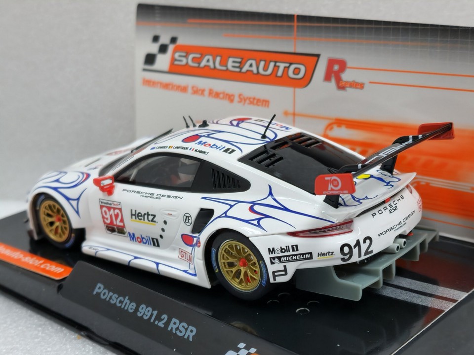 Scaleauto SC-6245R Porsche 911 RSR GT3 Mobil 1, #912 Petit Le Mans 1:32 ...