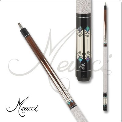 Meucci MEJS02 Custom Billiards Pool Cue Stick w/ Pro Shaft + FREE HARD ...