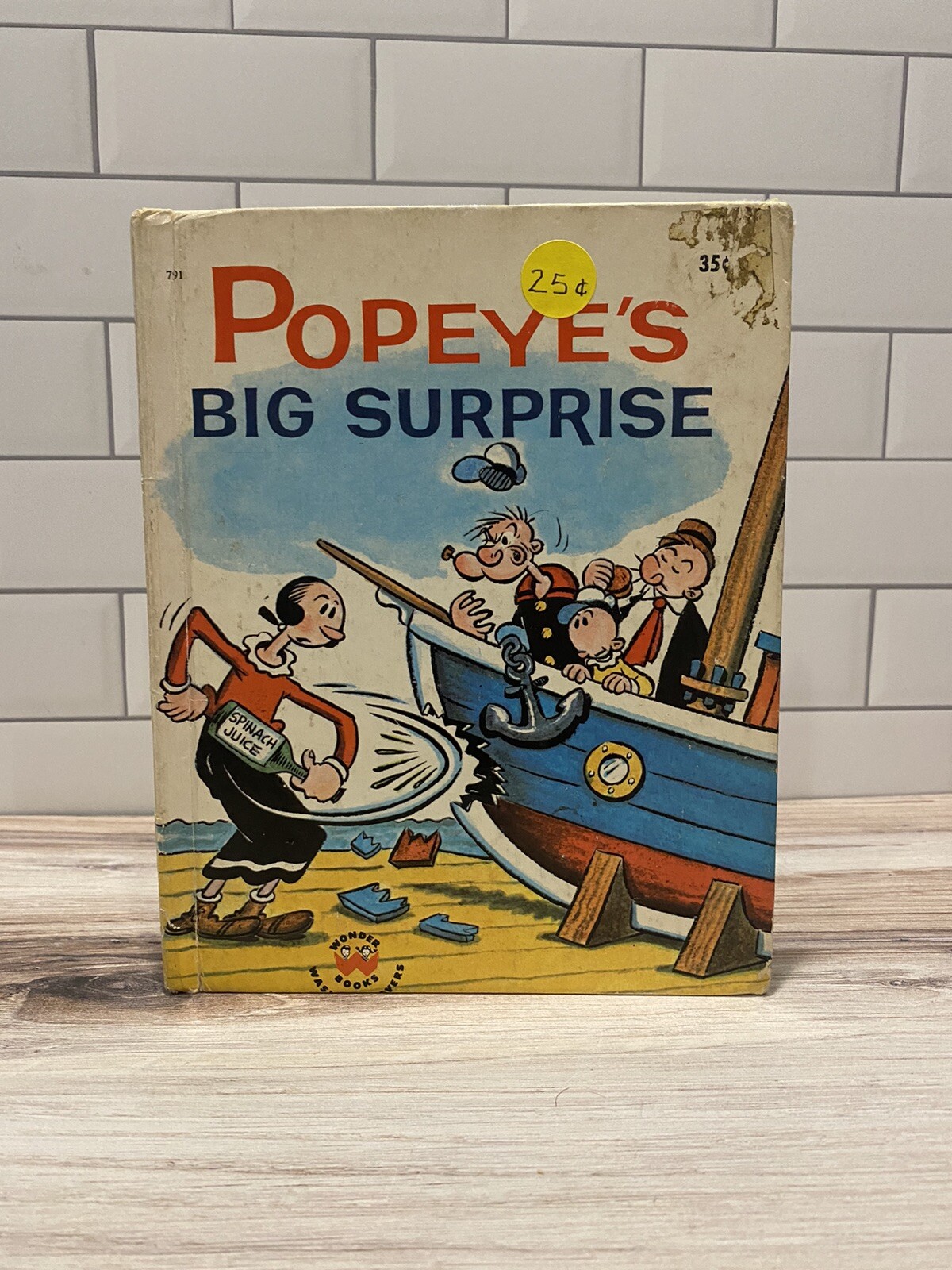 1962 Popeye's Big Surprise hardcover book Antique and Vintage Wonder ...