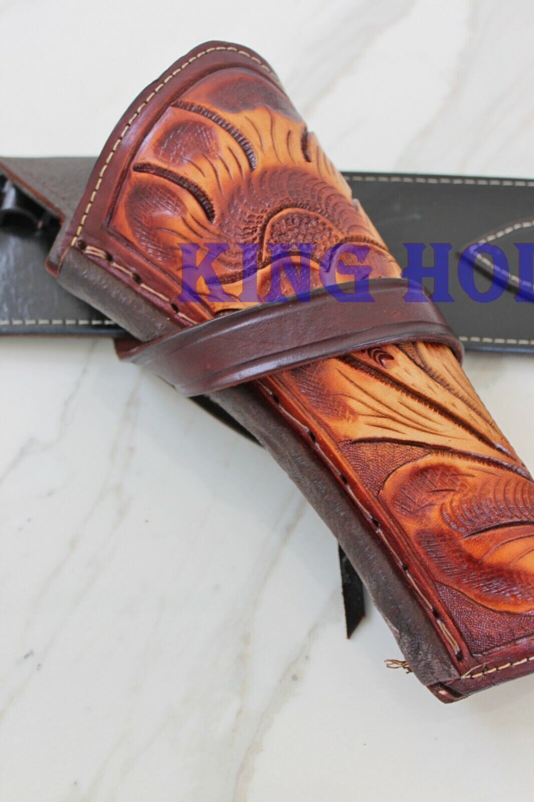 TJAYZ *USA SELLER 22 CAL THICK LEATHER Western cowboy Gun Cross Draw ...