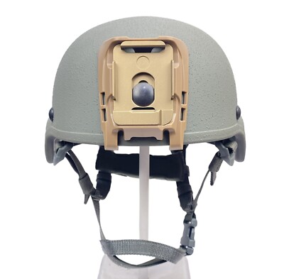 Coyote Brown Anodized Advanced Combat Helmet Night Vision NVG NOD Mount ...