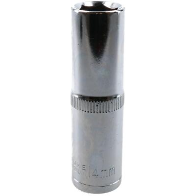 14mm Double Deep 78mm Socket 1/2" Drive Metric 6 Point Chrome Vanadium ...