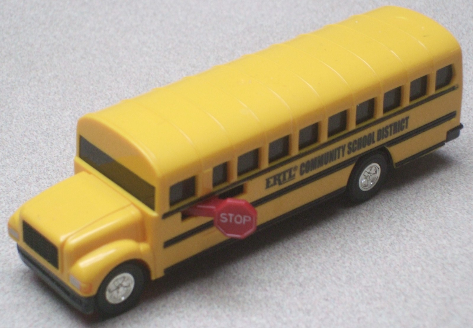 Ertl Community School Bus 5" USED NICE with movable Stop Sign | eBay