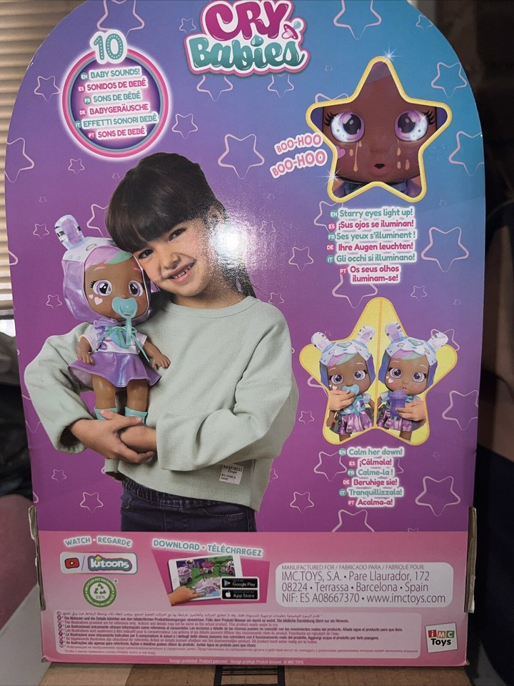 NEW Cry Babies Stars Lilly 12" Baby Doll with Light Up Eyes | eBay