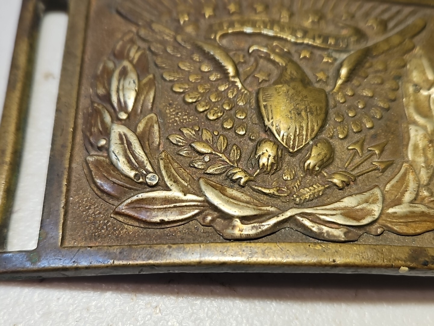 Rare US Army Eagle Civil War officers Sword Plate Belt Buckle 20D87 | eBay