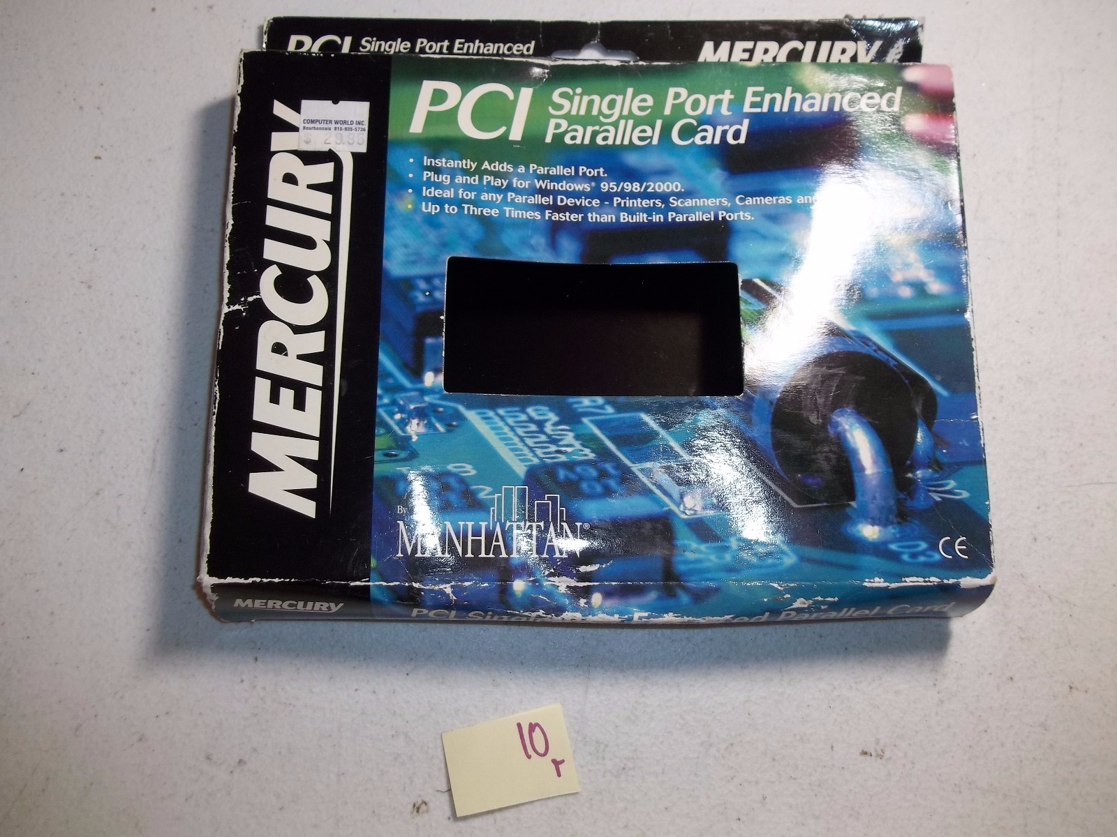 IN PKG MERCURY PCI SINGLE PORT ENHANCED PARALLEL CARD ICC-IO-53-1P (625 ...