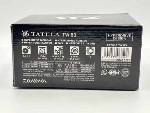Daiwa 22 Tatula Tattoo Tw 80 Bait Reel | eBay