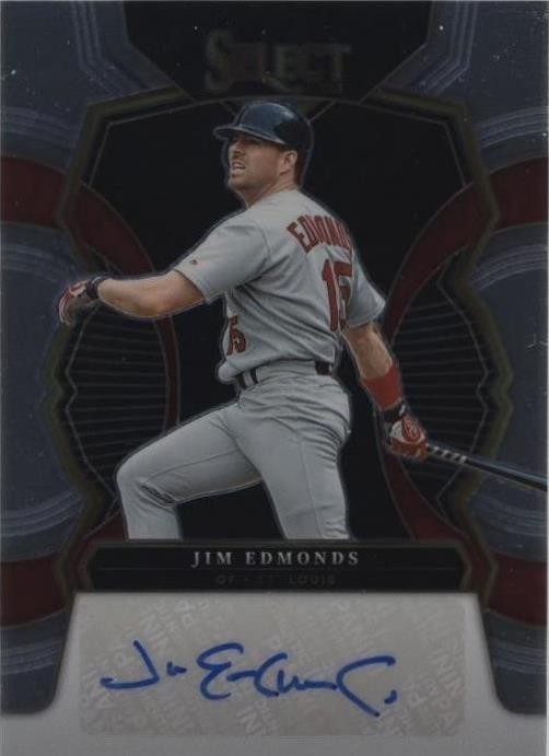 2023 Panini Select - Signatures Jim Edmonds #S-JE (AU) for sale online ...