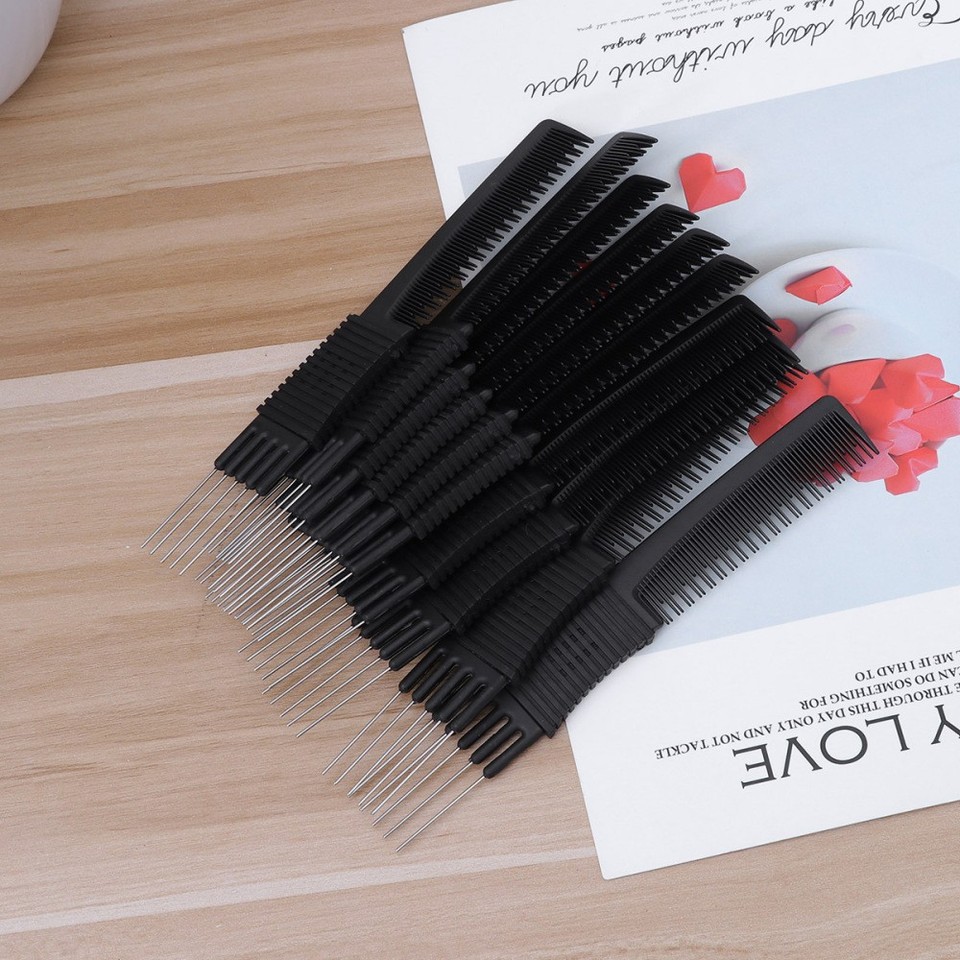 10pcs Steel Needle Fork Comb Corrugated Hair Style Comb Hair Insert ...