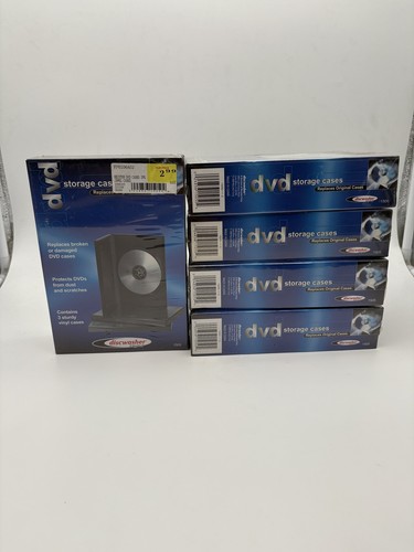 NEW Set of 15 Empty Standard Size Black DVD Replacement Cases (Five 3 ...