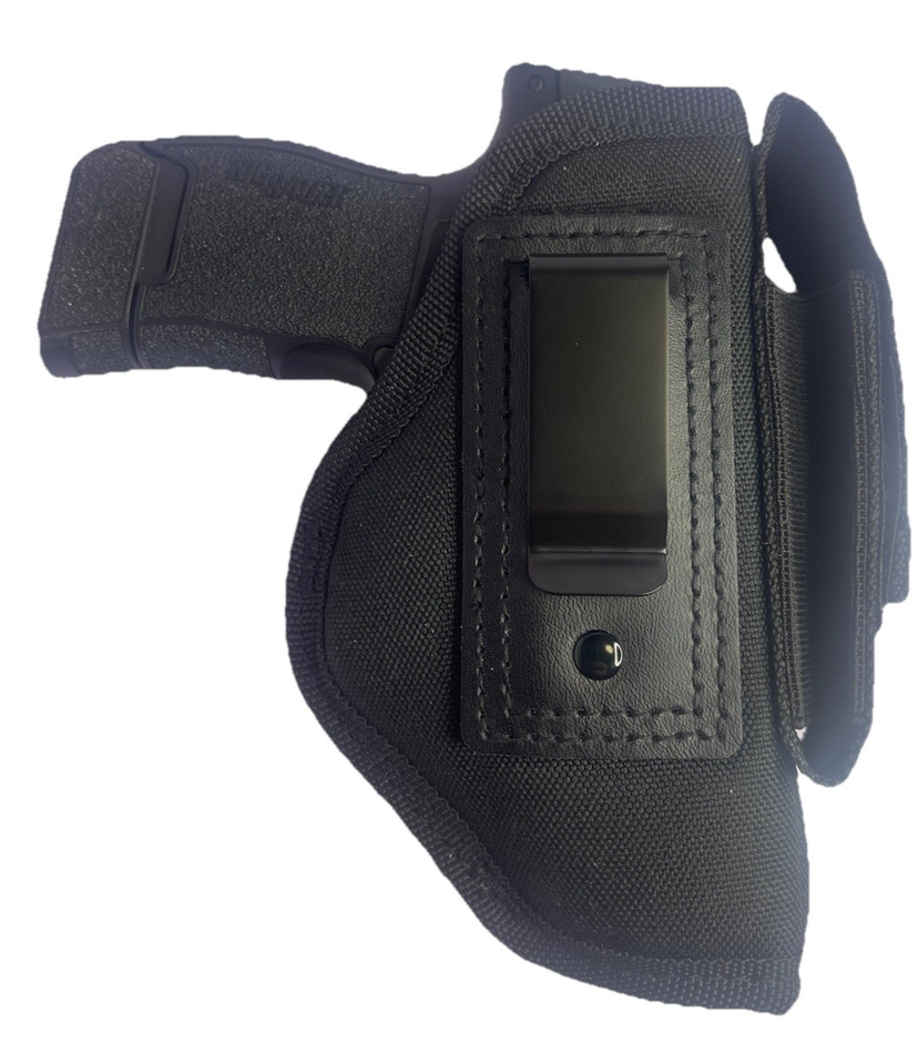 IWB Concealed Carry Holster w/ Mag Pouch for Sub-Compact Pistols ...