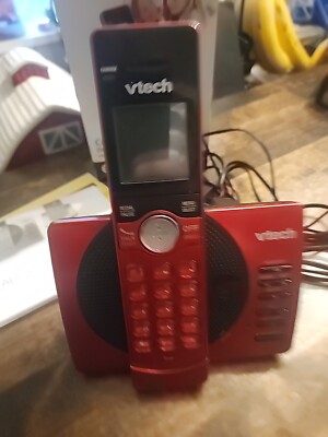 Red VTech CS6929-16 DECT 6.0 Expandable Cordless Phone System Answering ...