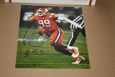 CLEMSON TIGERS CLELIN FERRELL #99 SIGNED AUTO 8X10 PHOTO 2X NATIONAL ...