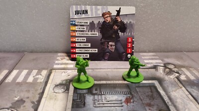 Zombicide Angry Neighbors Julien with 2nd Edition Card Only | eBay