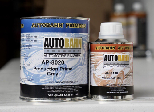 Autobahn 2K Production Primer Surfacer Gray QUART Kit Automotive Primer ...