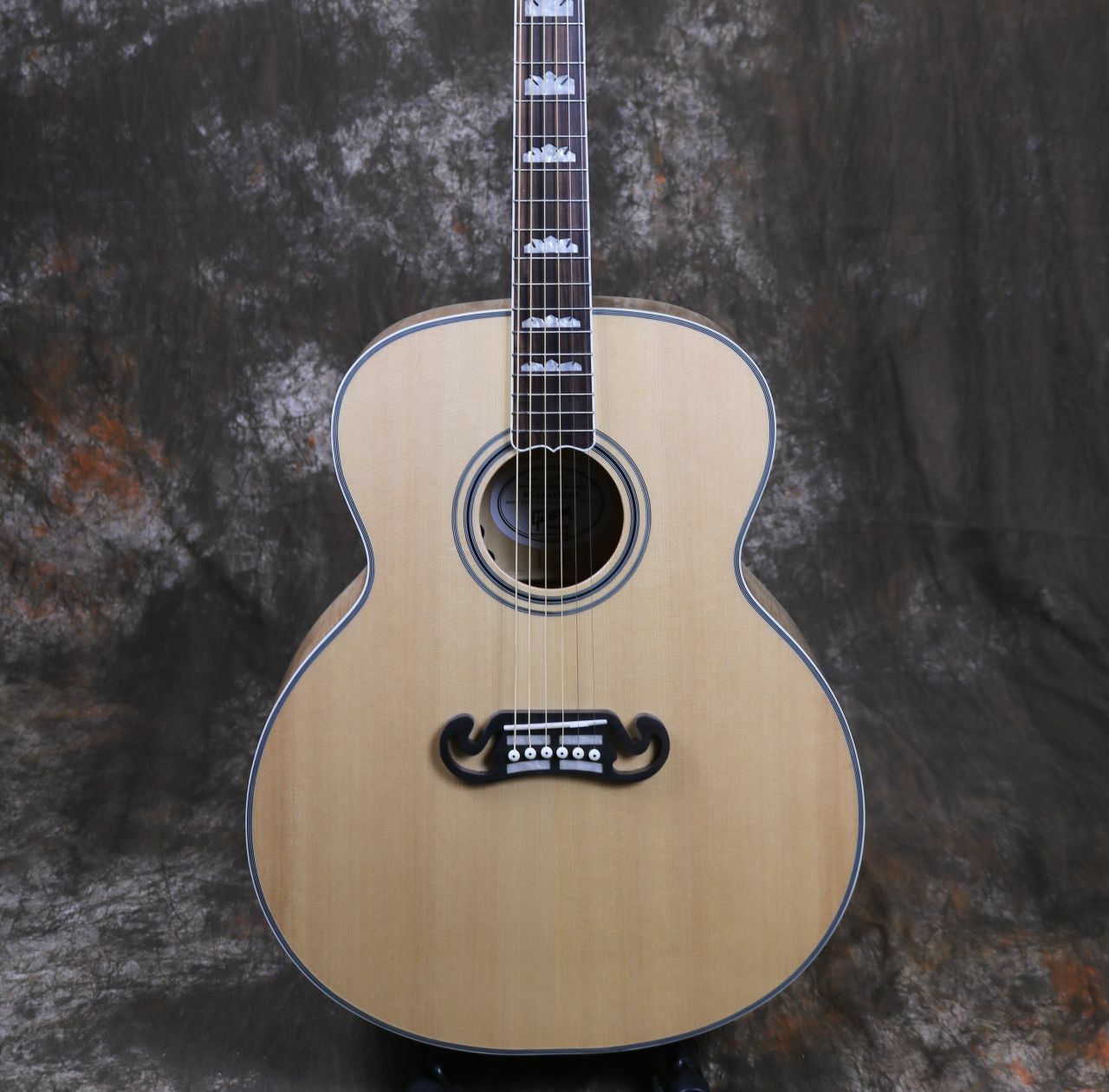 Acoustic Guitar Solid Spruce Top Backside Flamed Maple Solid Top | eBay