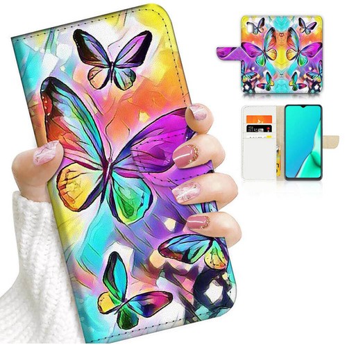 ( For Optus X Power 2 ) Flip Wallet Case Cover AJ24547 Butterfly | eBay ...