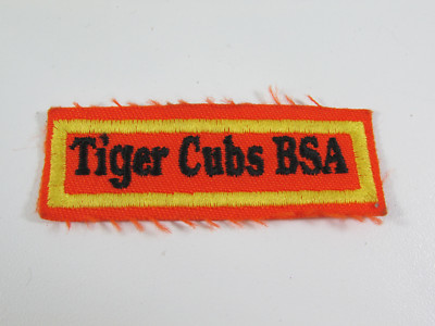 Vintage Boy Scouts of America Tiger Cubs BSA Embroidered Patch Emblem ...