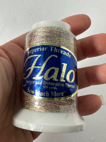 Glitter Superior Thread Decorative Serger Machine Halo 364 Soft Sunset ...