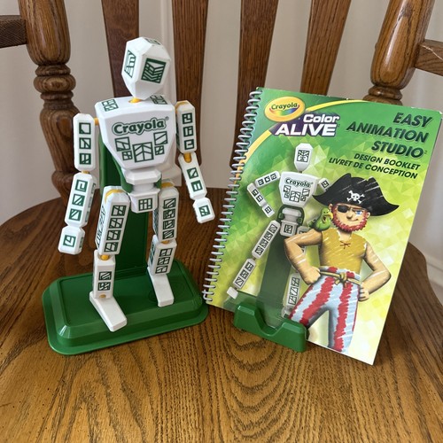 Crayola Color Alive Easy Animation Studio Figurine / Book 5 Pages ...