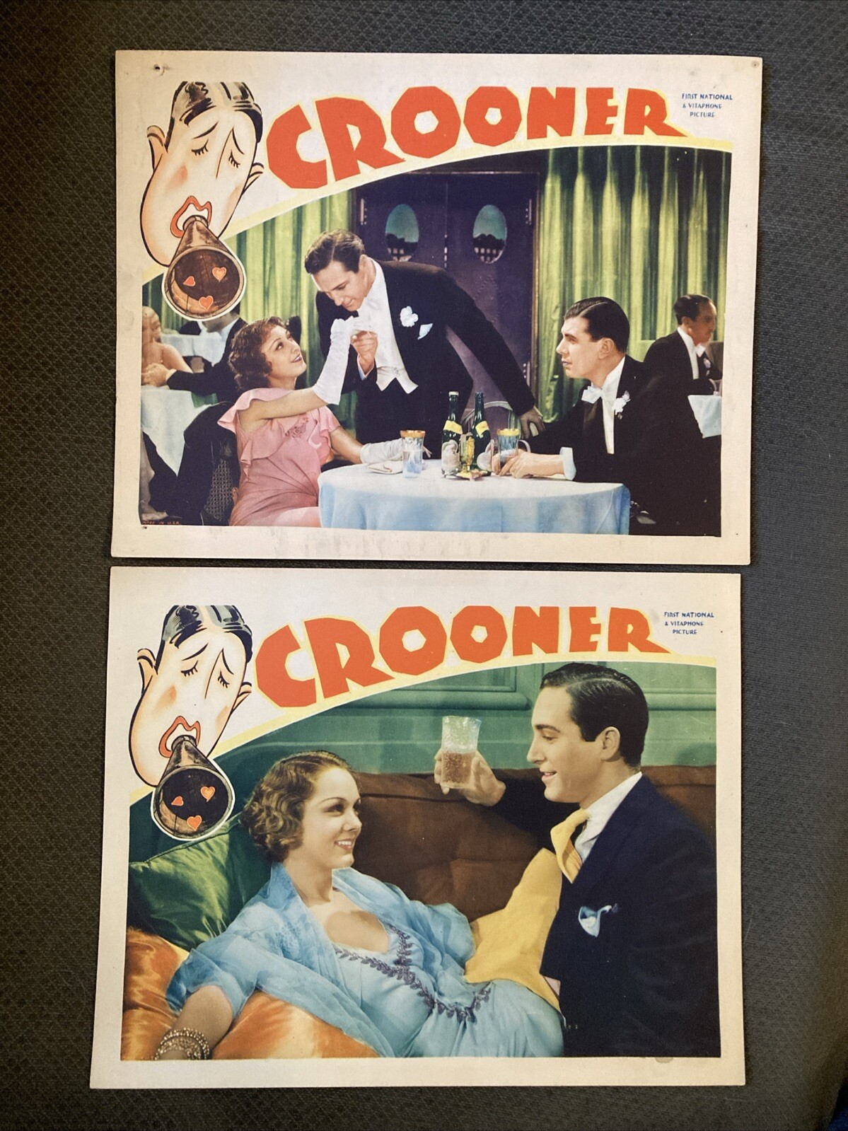 Crooner - 1932 Original Movie Lobby Cards - Manners - Ann Dvorak | eBay