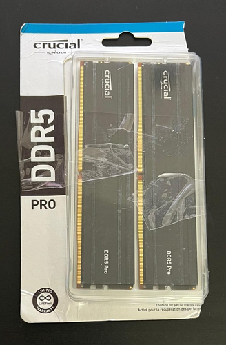 CRUCIAL/MICRON - Pro 96GB (2 x 48GB) DDR5 SDRAM Memory Kit | eBay