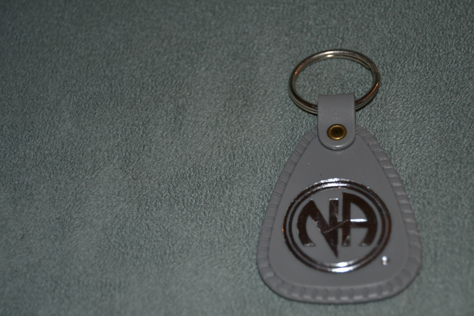 Narcotics Anonymous Recovery Key chains NA GREY Key Tag 1 1/2" X 1" | eBay