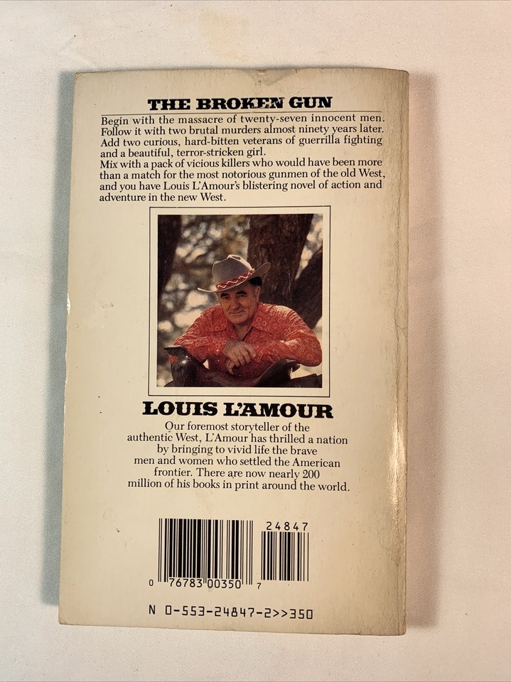 The Broken Gun: A Novel by Louis L'Amour 9780553248470| eBay