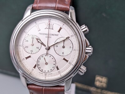 Frederique Constant Geneve FC290X3A5/3A6 Chronograph Quartz w/box | eBay