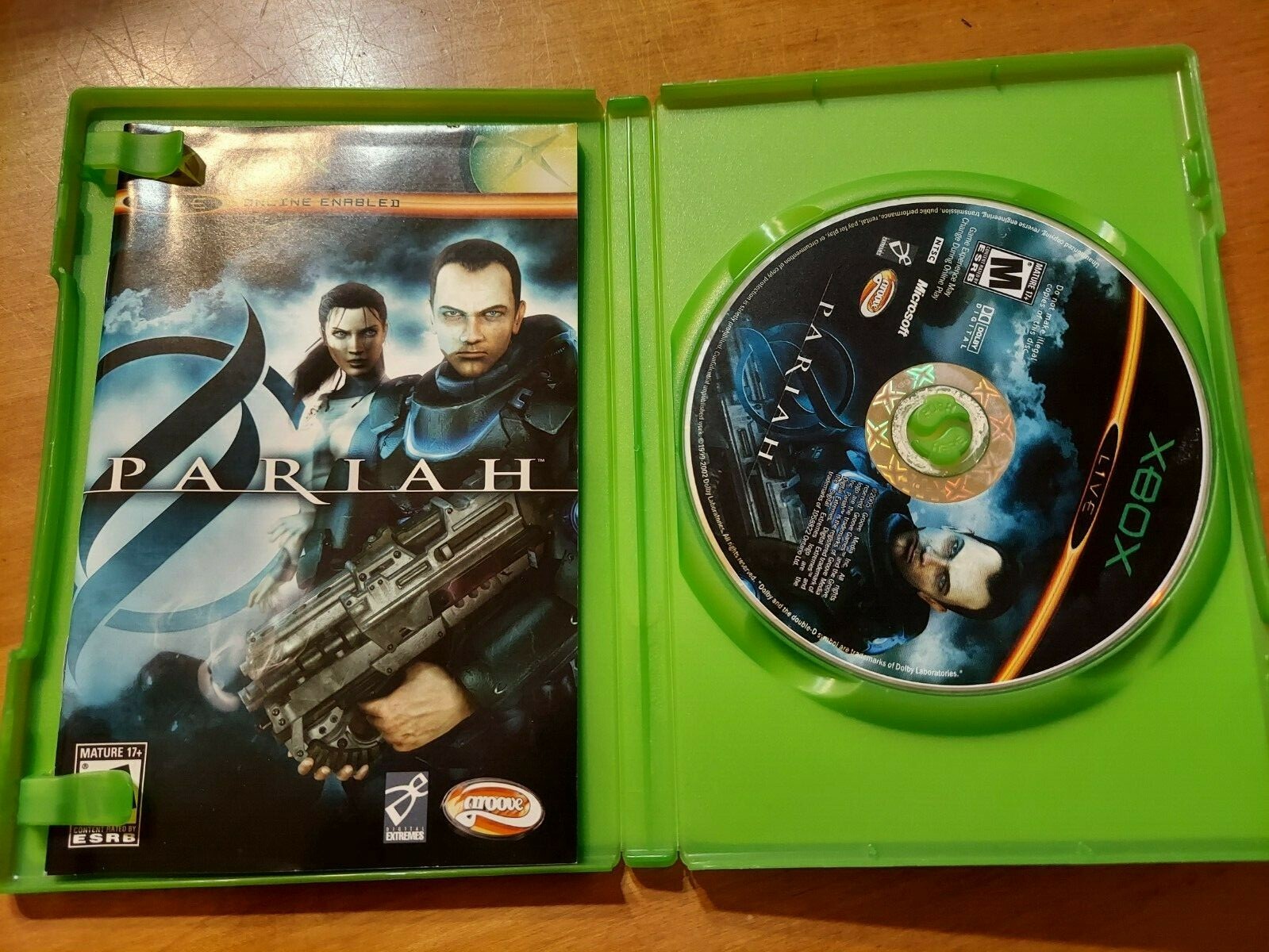 Xbox Pariah Complete Black Label READ 677990104560 | eBay