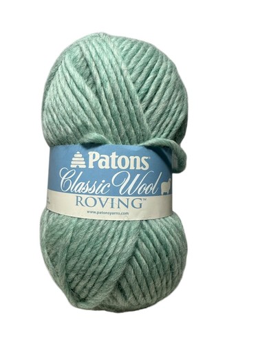 Patons Classic 100% Pure New Wool Roving Yarn Low Tide 120076 3.5 Oz | eBay