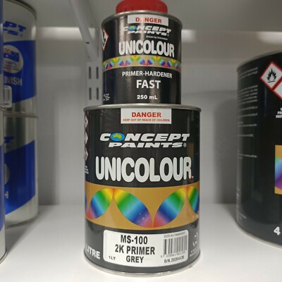 AUTO Primer Grey 2 Pack 2k Kit 1.25L Kit SMASH REPAIRS | eBay Australia